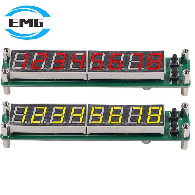 Plj-8Led-R ☆ Module 0.1Mhz-2.4Ghz Digital Cymometer Meter Tester LED 8 ...