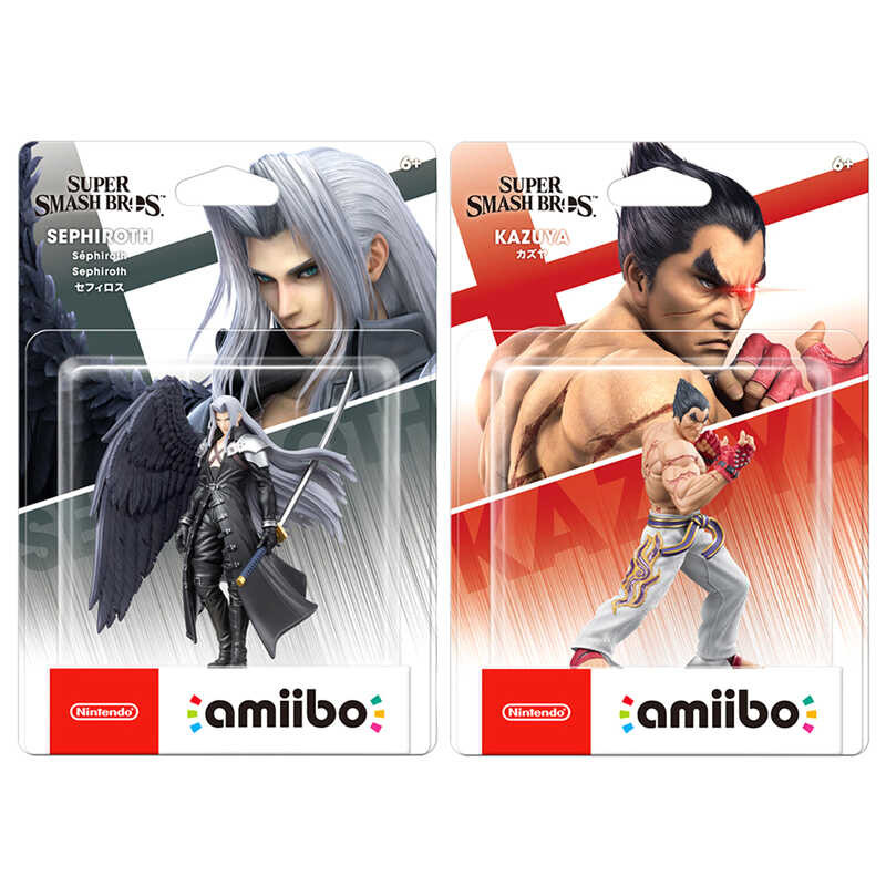 Amiibo Nintendo Switch Figure Sephiroth Kazuya Super Bros Smash ...