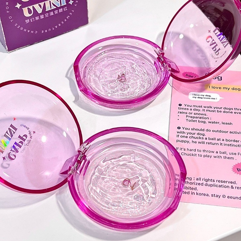 Cute Soft Mist Jelly Color Changing Blusher - Magic Warm Change Blush ...