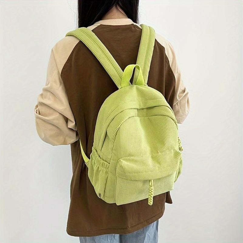 Dodo Corduroy backpack women's backpack fashionable small size suitable ...