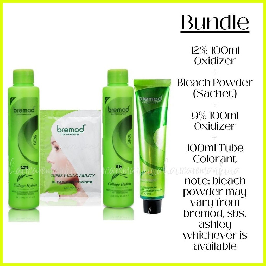 6.33 INTENSE DARK GOLDEN BROWN Bremod Hair Color - With Oxidizer Set ...