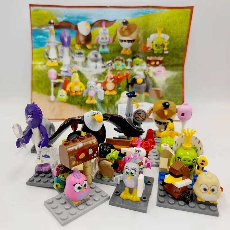 Figure Angry Birdes Mini Doll Terence Red Mighty Eagle Chucke Assembly ...