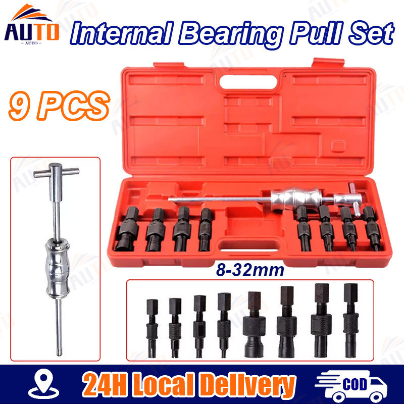 9pcs Internal Bearing Pull Code Puller Inner Puller Remover Inner ...