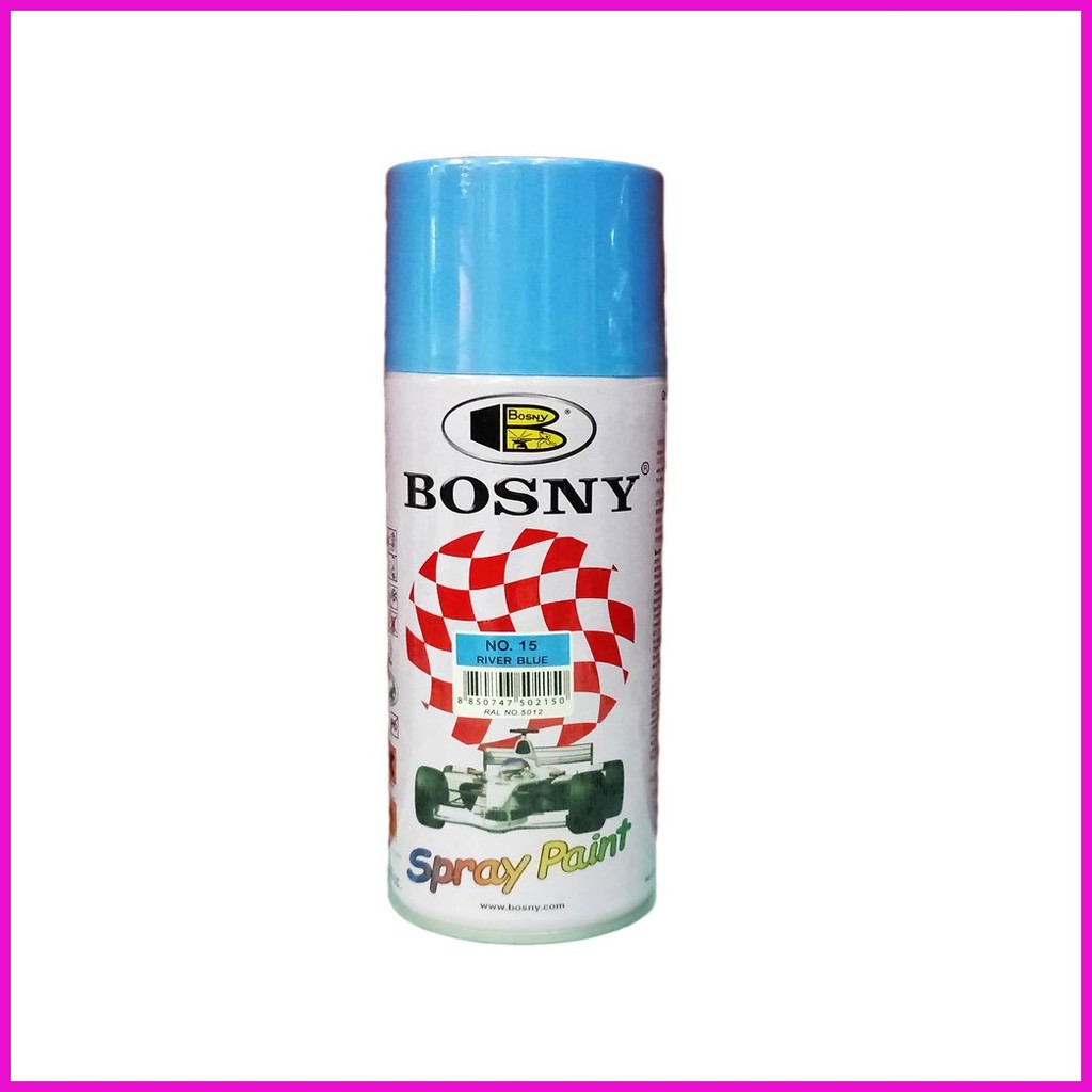 BOSNY SPRAY PAINT NO. 15 RIVER BLUE xde | Shopee Philippines