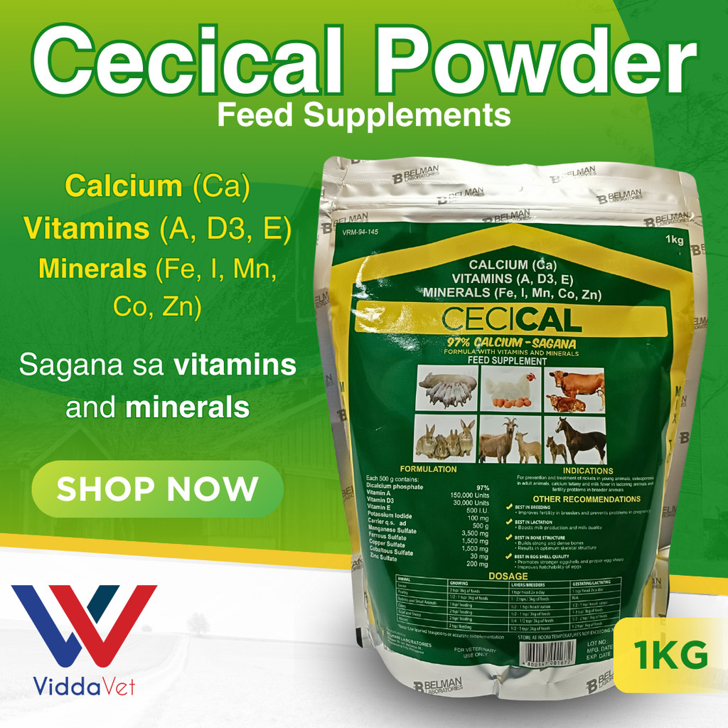1 Kg Cecical Feed Premix Powder Calcium Mineral Vitamins For Pig ...