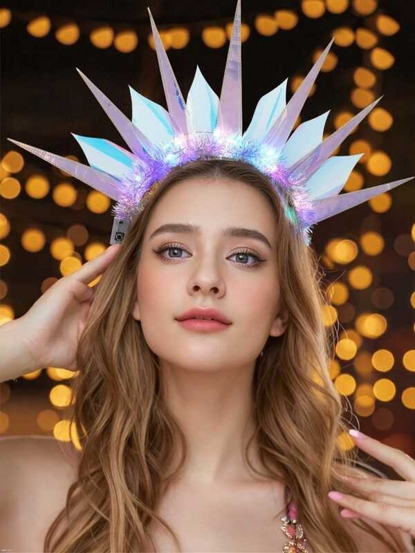 Light Up Headband LED Crown Headbands Diyosa Ng Liberty Band Party ...