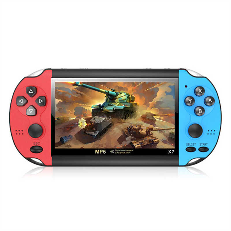 B34 X7 Handheld Console With 10000+ Classic Games 1500Mah Rechargeable ...