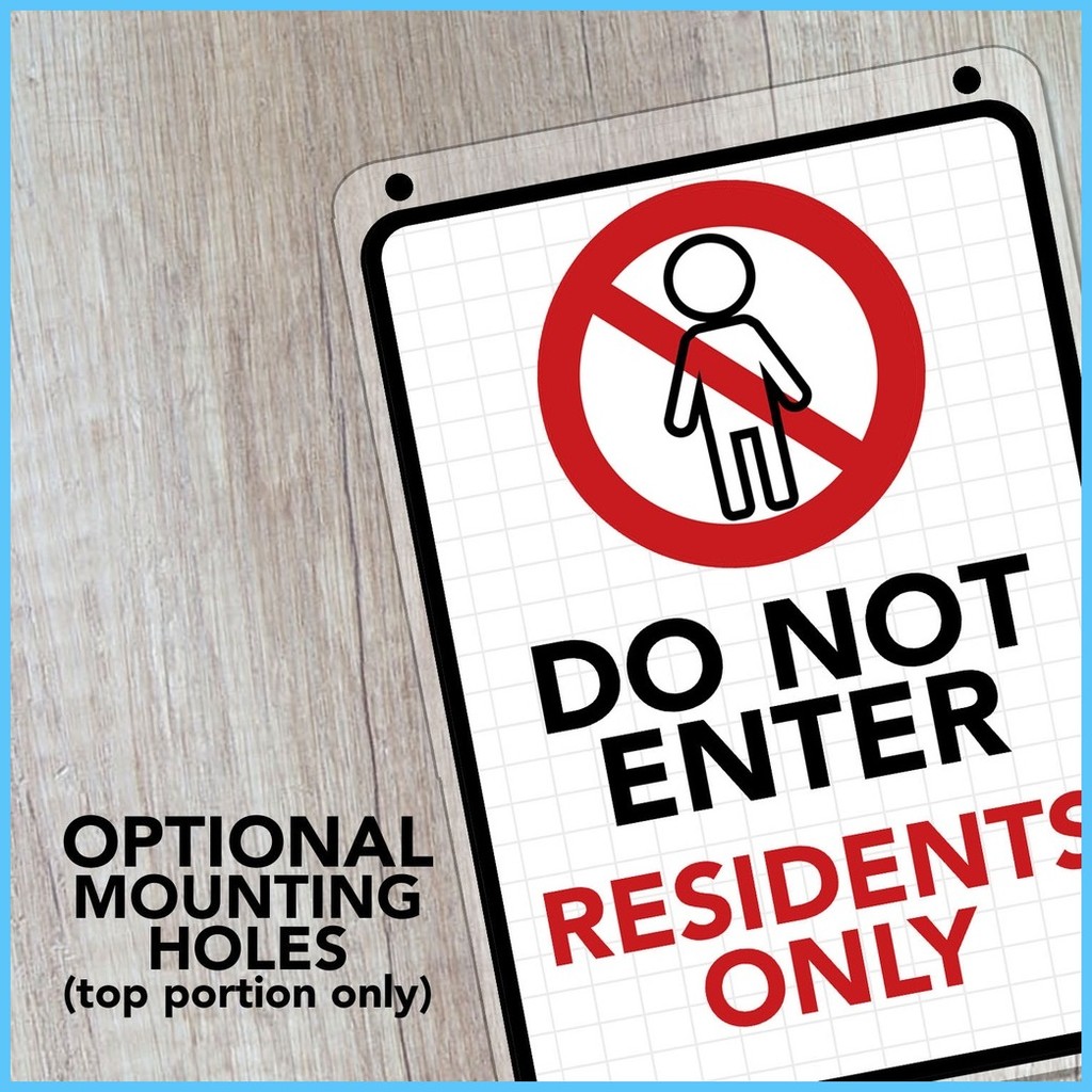 § Do Not Enter Authorized Persons Only Sign | Laminated Signage | Sign ...