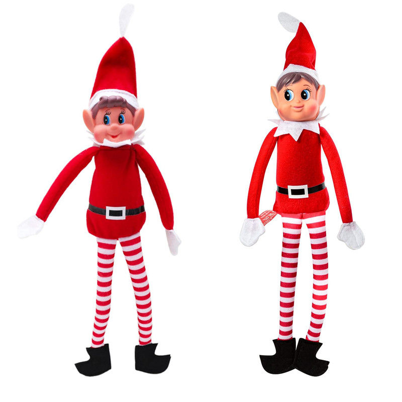 Christmas Elfie Boy and Elvie Girl Fun and Playful Elves Behavin' Badly ...