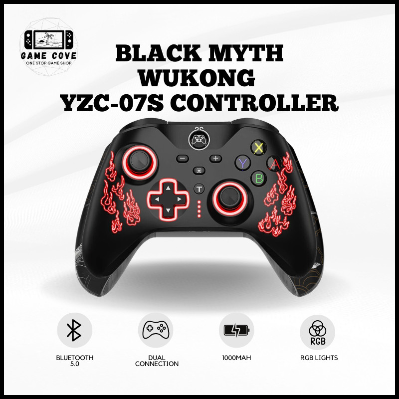 Black Myth Wukong YZC-07S Controller || Dual Connection for PC, Android, Switch, IOS | Shopee ...