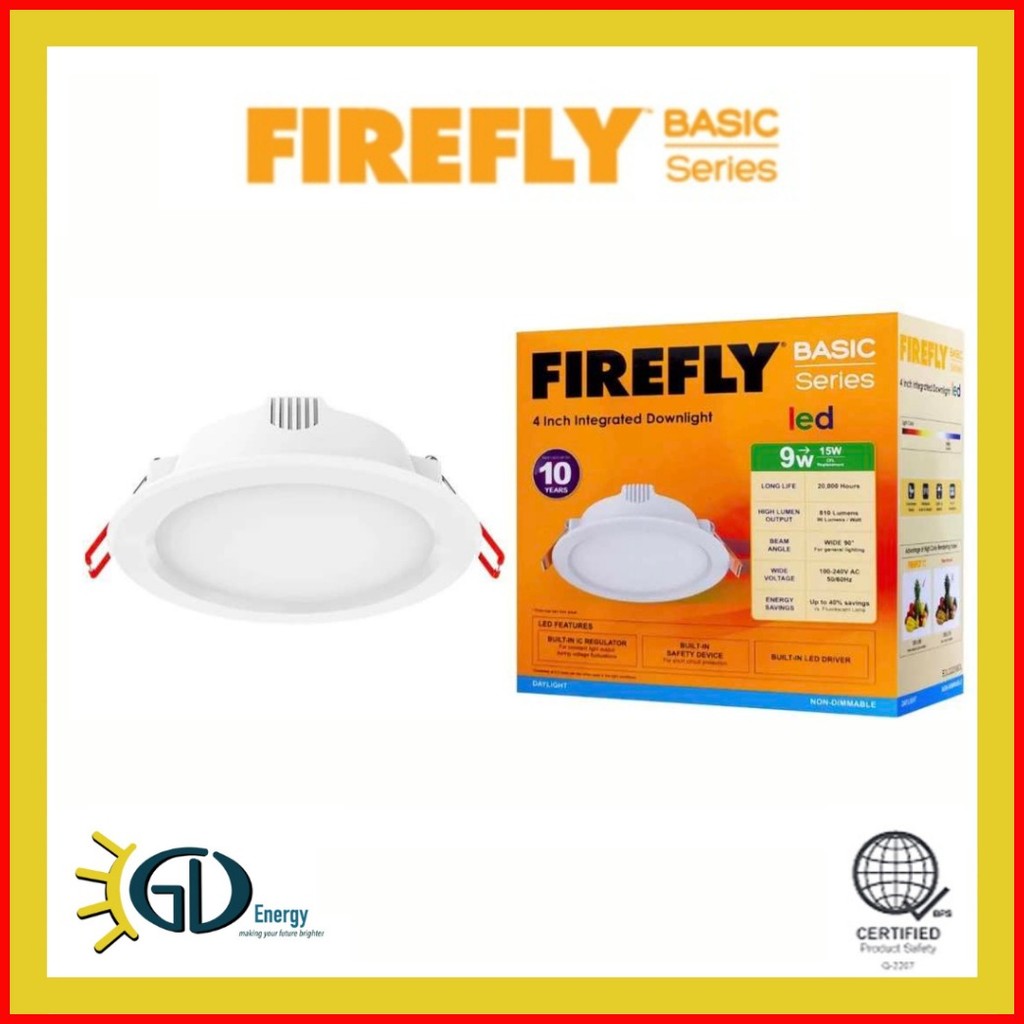 Firefly Basic Series Integrated LED Downlight Pin Light Daylight ...