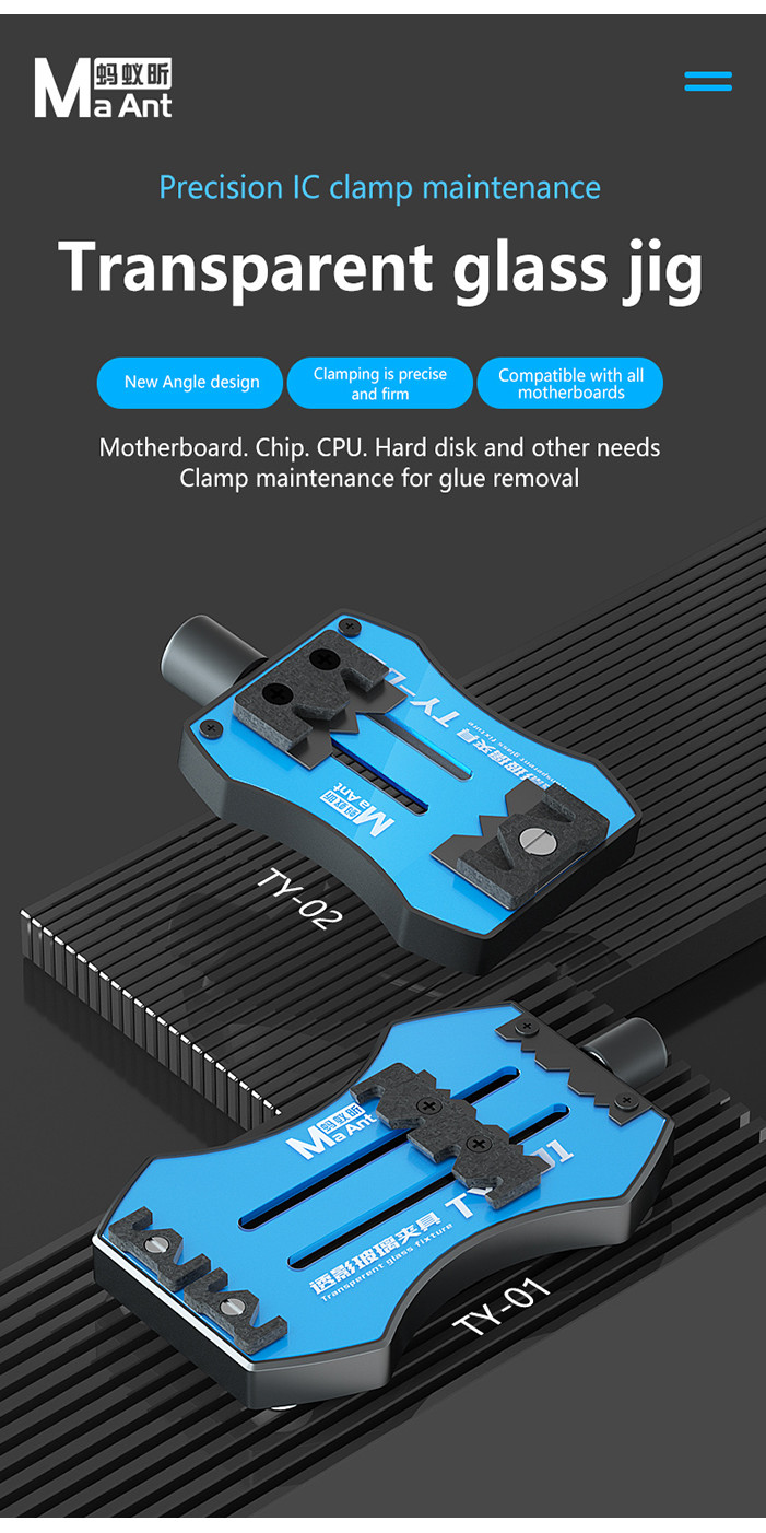 MaAnt TY-01 TY-02 Universal PCB Holder Fixture for IPhone Samsung Mobile Phone Motherboard IC ...