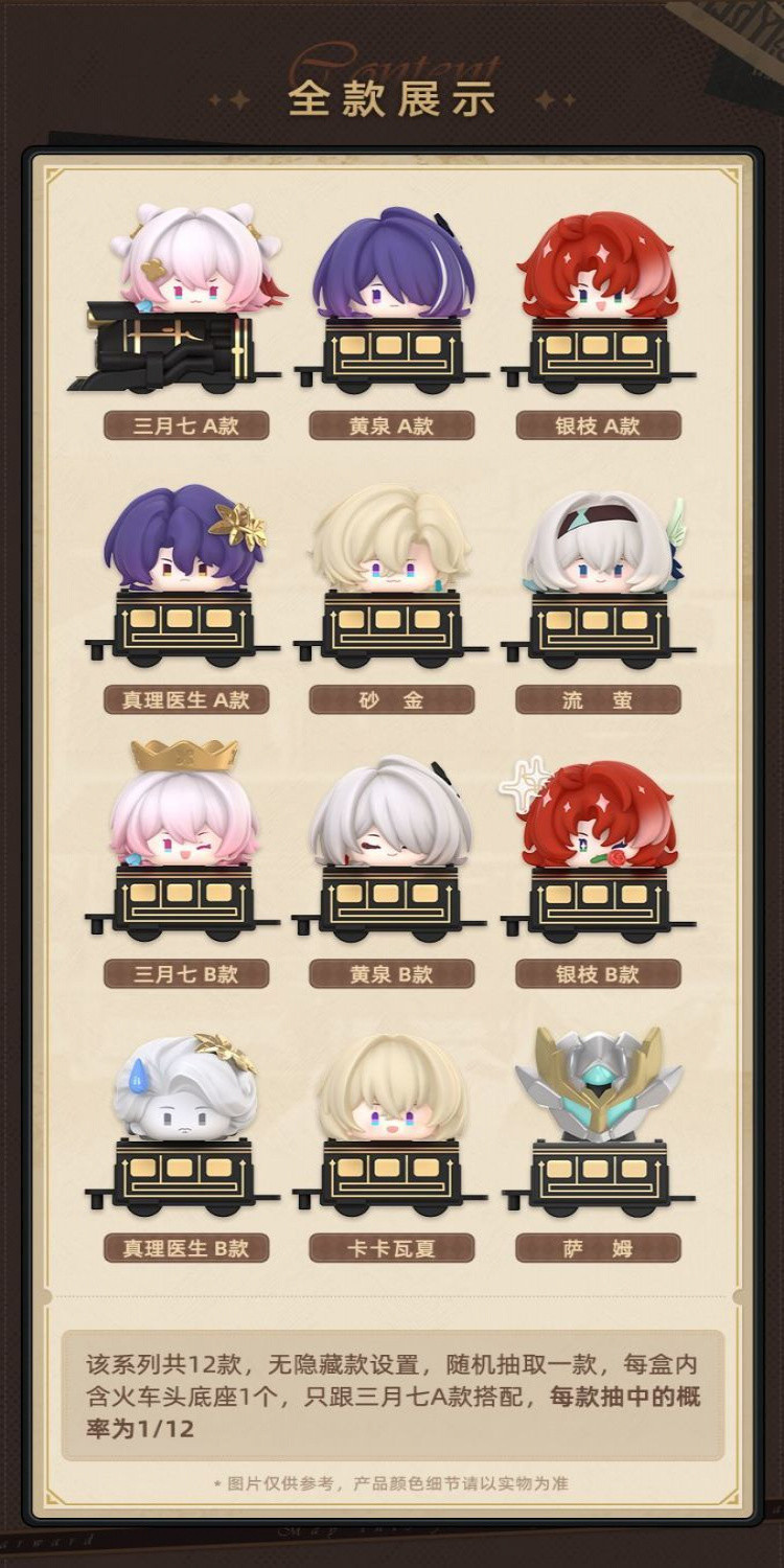 genuine product Honkai Star Rail Stacking Fun Trendy Blind Box Desktop ...