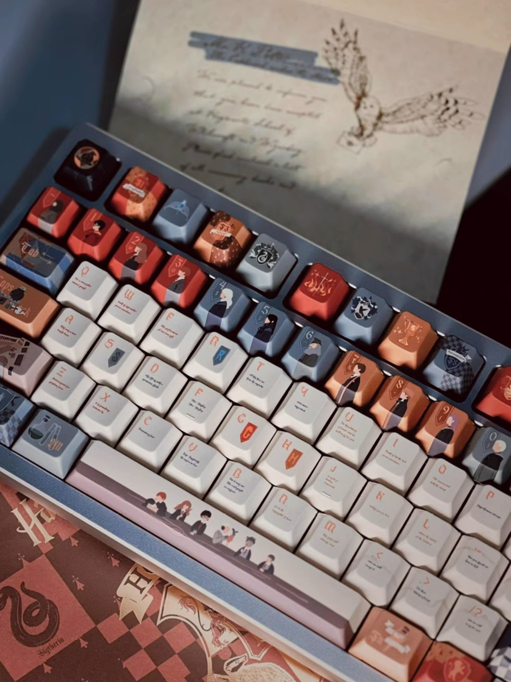 Hedwig's Letter Keycap Cherry/MOA Profile 140 Keys PBT Five-sided Dye ...