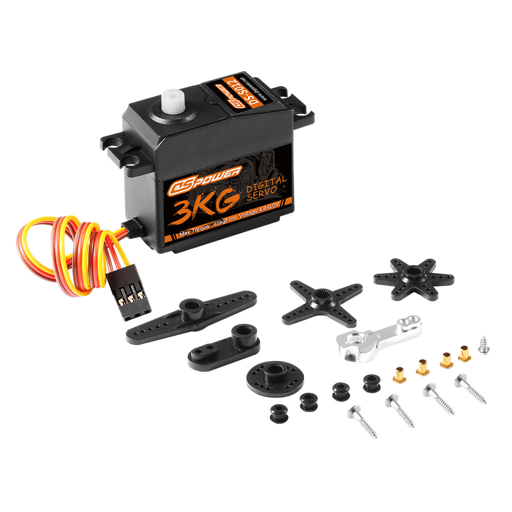 DSpower 3KG Digital Servo Waterproof Servo 4.8~6.0V 5kg Large Torque ...