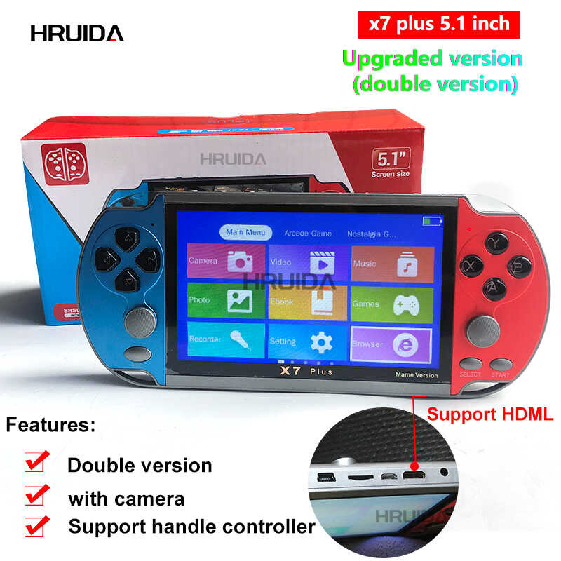 Inch Portable 5.1 HD Screen Handheld Mp5 Music Video Game Controller ...