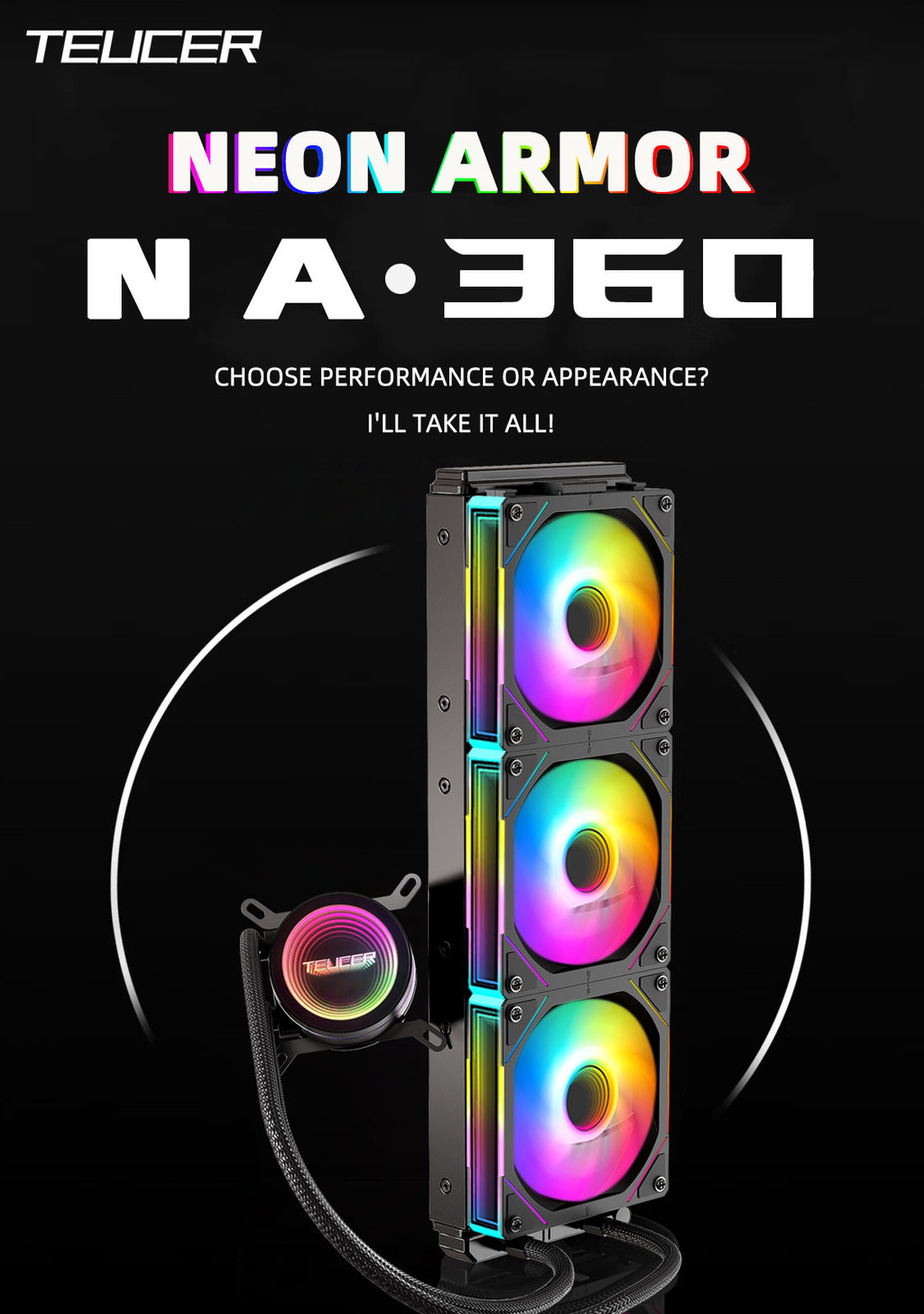 TEUCER NA-360 PC Water Cooling Radiator X99 Motherboard CPU Liquid ...