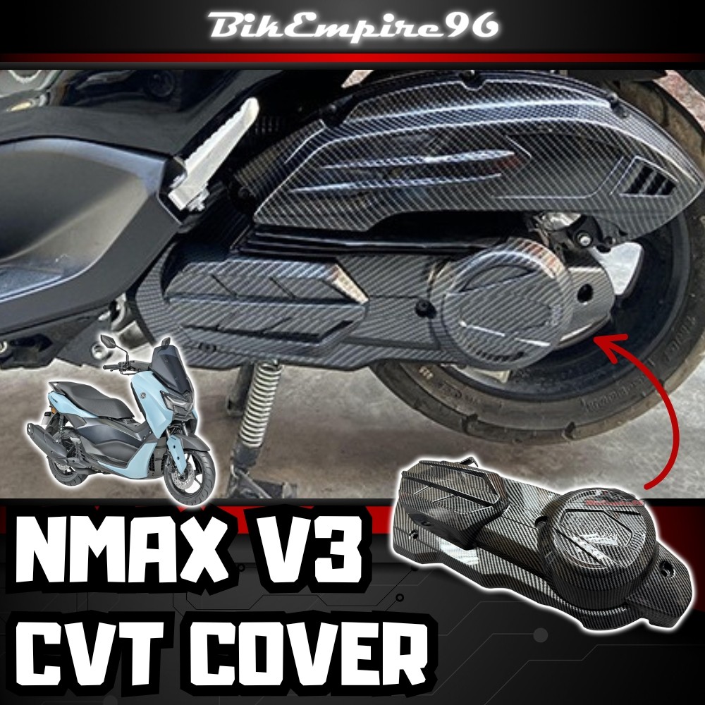 NMAX V3 155 2025 CVT Cover Carbon Water Transfer Protective CVT Durable ...
