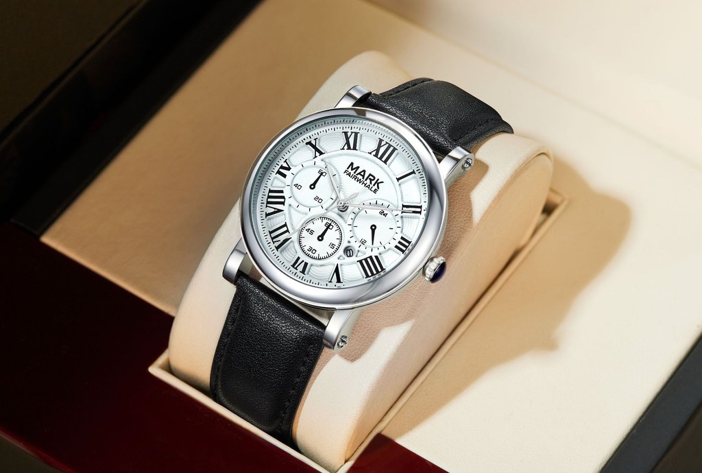 Mark Fairwhale Men's Watch Quartz Wrist Watch Casual Sports Men's Watch ...