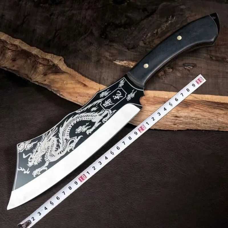 [Cdo]Black Dragon Knife Heavy Duty Japan Made Itak Japanese Steel Set ...