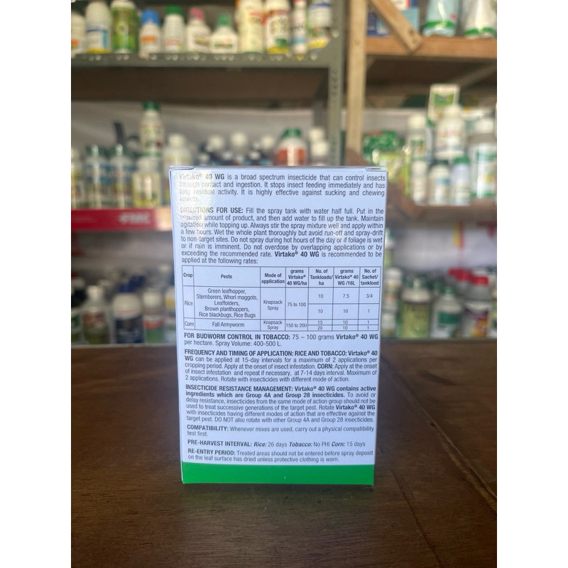 ♞VIRTAKO Insecticide 40WG 10x10g by Syngenta ~ Thiamethoxam ...