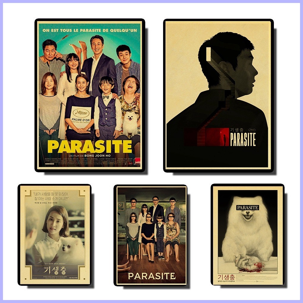 2020 Oscar Korean Movie Parasite Posters Vintage Poster Prints Wall Painting Good Quality Poster ...