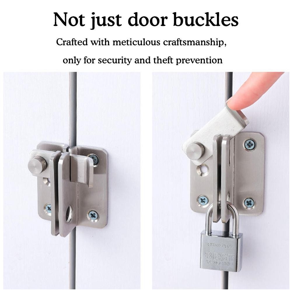 Stainless Steel Safety Hasp Door Lock Flip Latch Slide Bolt Lock for ...