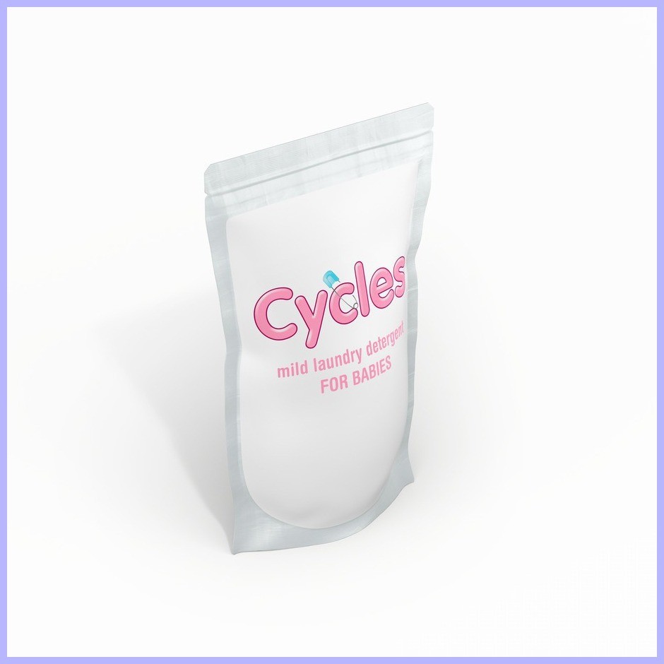 Cycles Baby Laundry Powder Detergent Box-free (x3) - Recommended by Pediatricians! 1Kg-Total of ...