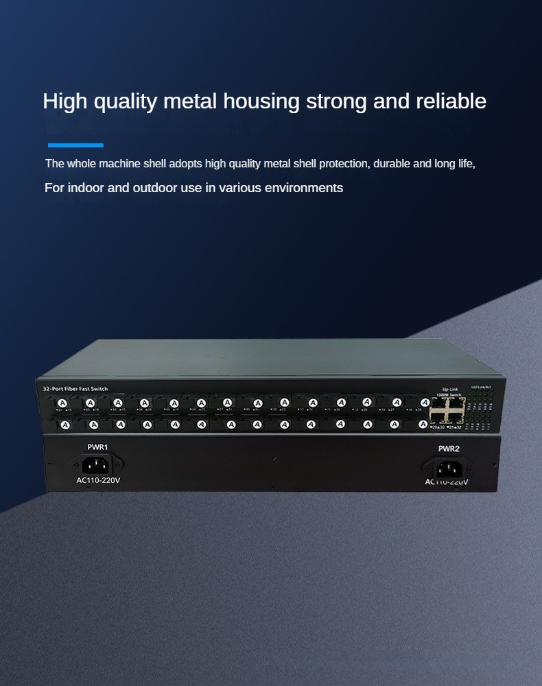 10m 28SFP+4RJ45 Single Mode Single Fiber Optical Fiber Switch | Shopee ...