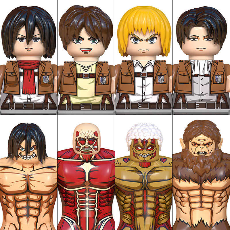 Attack WM6165 on Titan Levi Ackerman Eren Mikasa giant Annie Japanese ...