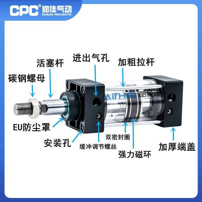 CPC pneumatic standard cylinder Yadeke type SC50-25/50/60/75/100/125 ...