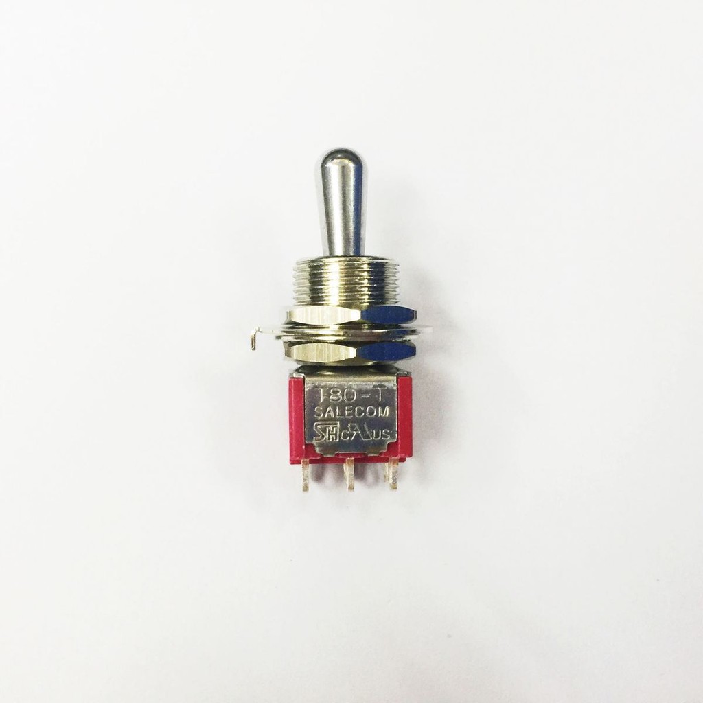 Taiwan SH large head rocker 3-speed 6-pin double-sided reset toggle ...