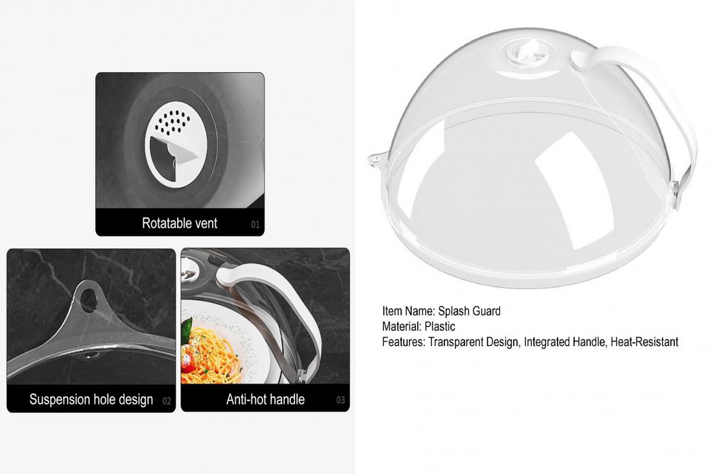 NTA Heat-resistant Splash Guard for Microwave Microwave Splash Guard ...