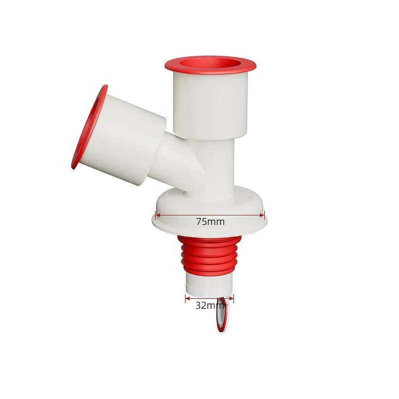 Washing machine drainage anti-odor tee, basin floor drain special joint ...
