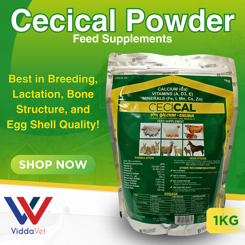 1 Kg Cecical Feed Premix Powder Calcium Mineral Vitamins For Pig ...
