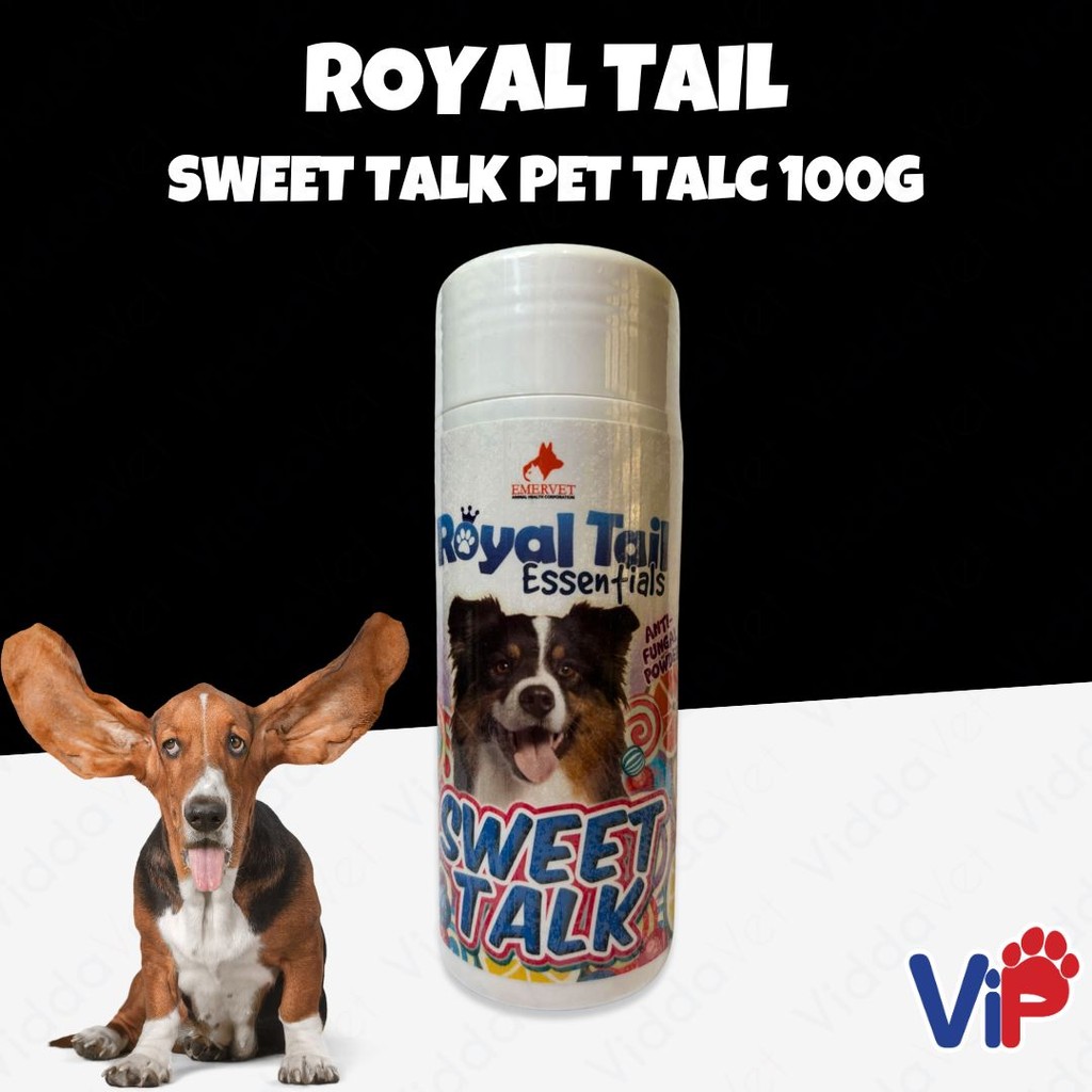 Royal Tail Sweet Talk Talc Soft Sweet Powder for Fresh Coated Dogs ...