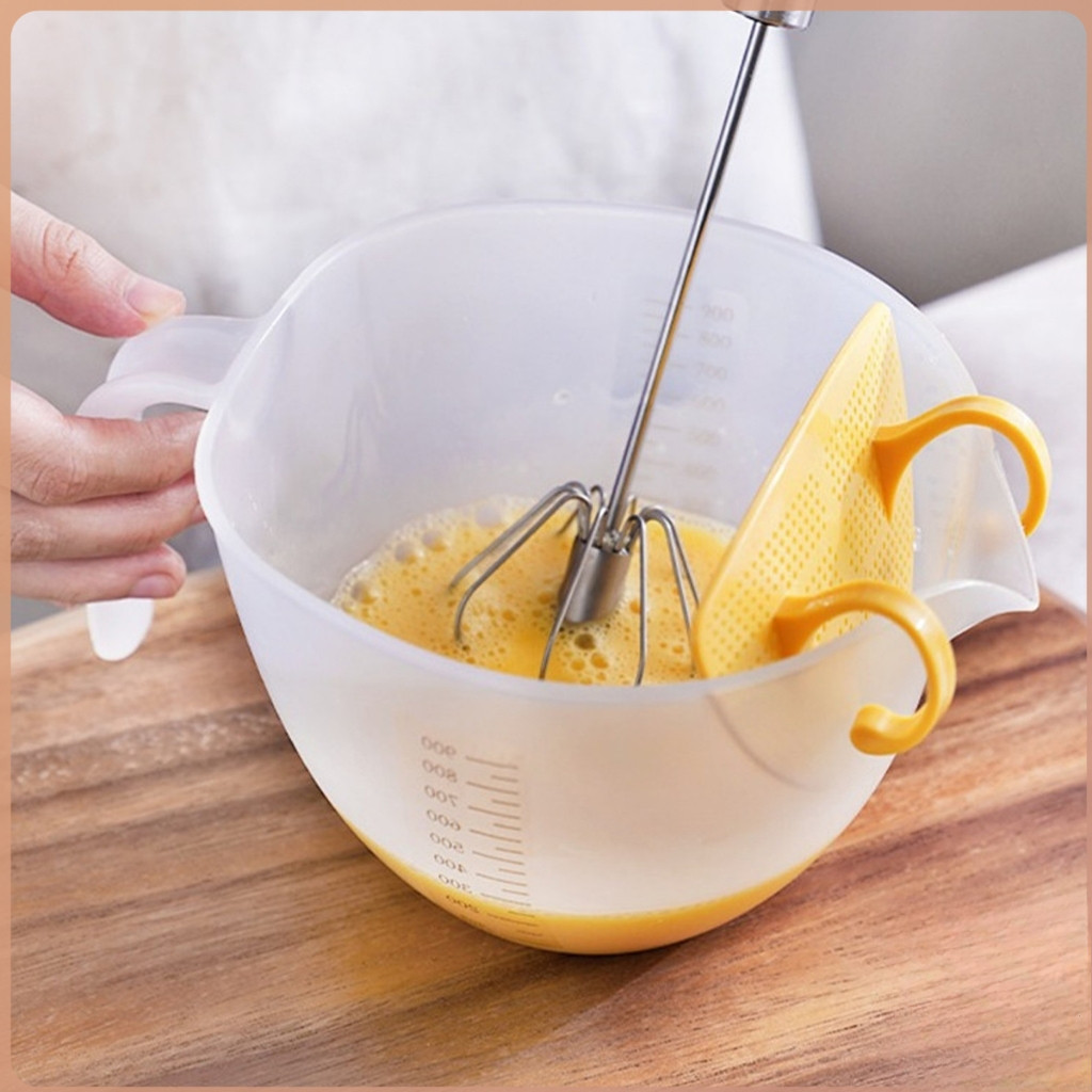 1000ml Large Capacity Mixing Bowl Measuring Cup with Measurement ...