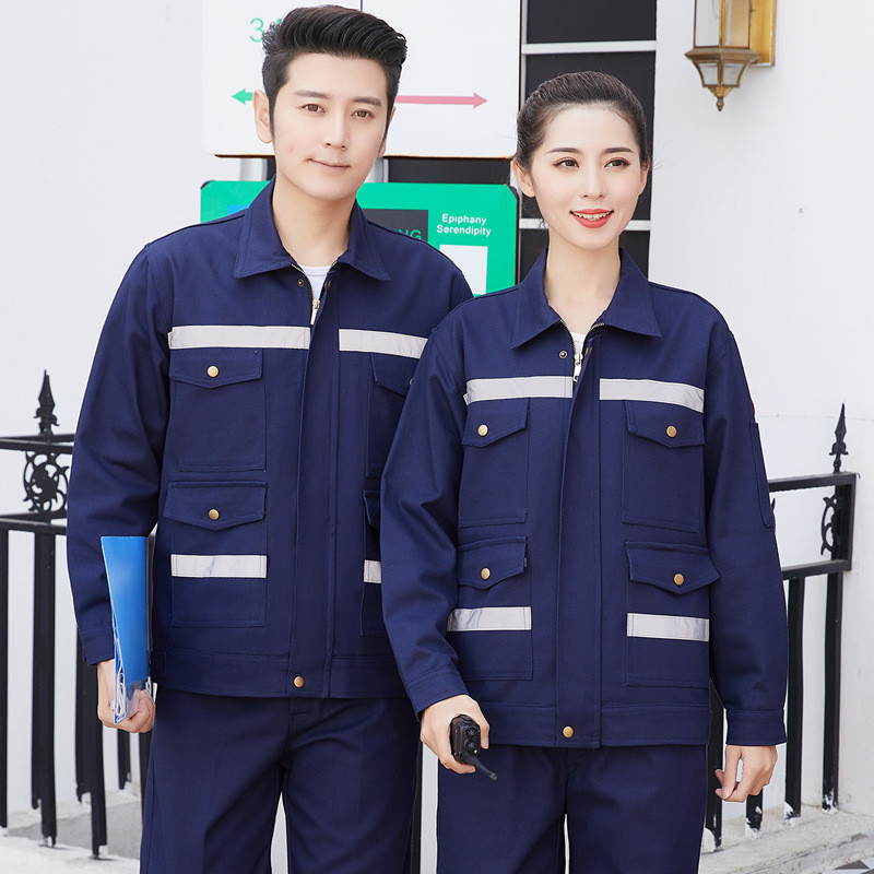 Spring And Autumn Pure Cotton Anti-Fire Retardant Workwear Set Men's ...