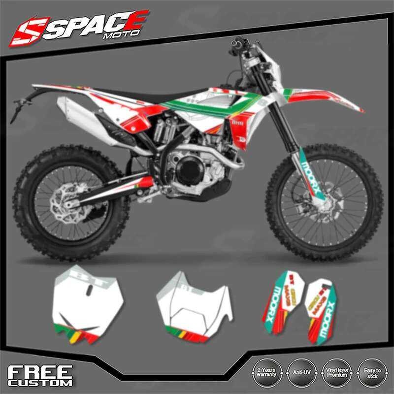 々 SPACE Custom Motorcycle Graphics Background Decal for Beta 250 300 RR ...
