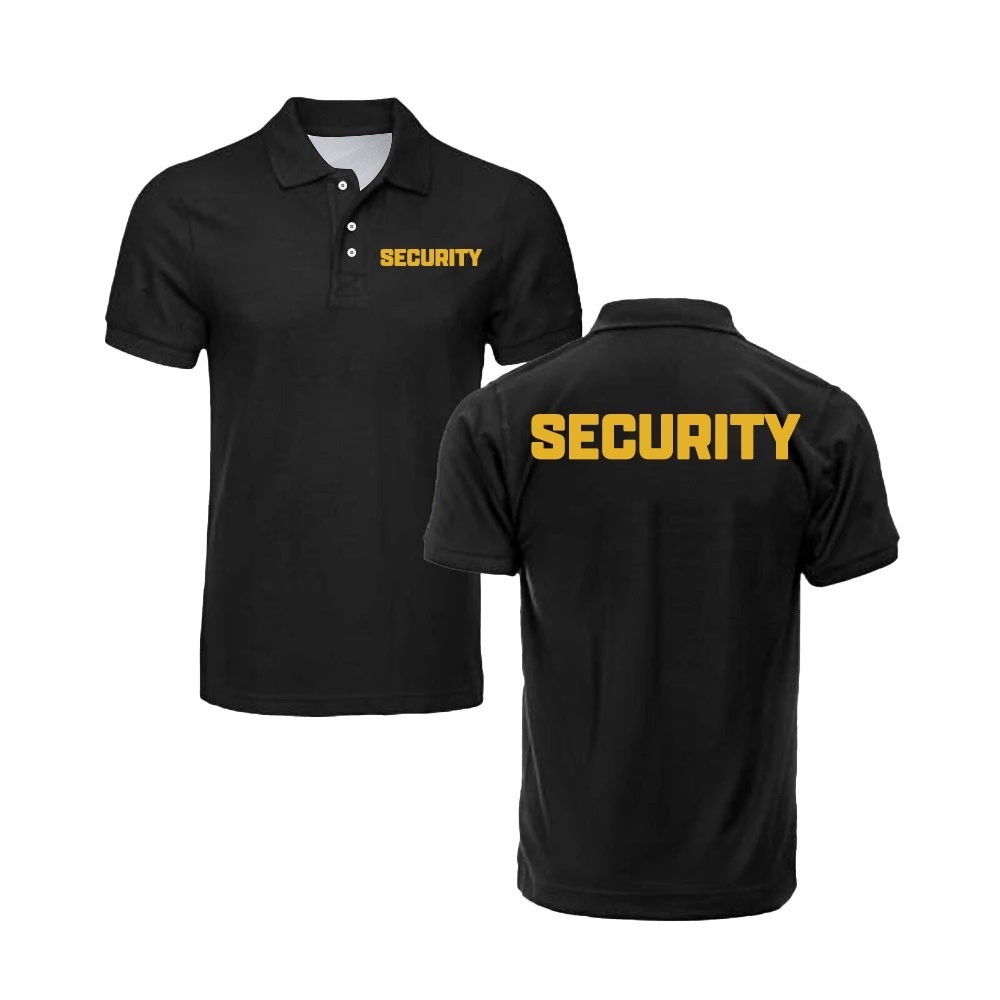2025 SECURITY GUARD UNIFORM POLO SHIRTS FOR MEN SOLID COLOR POLO SHIRTS ...