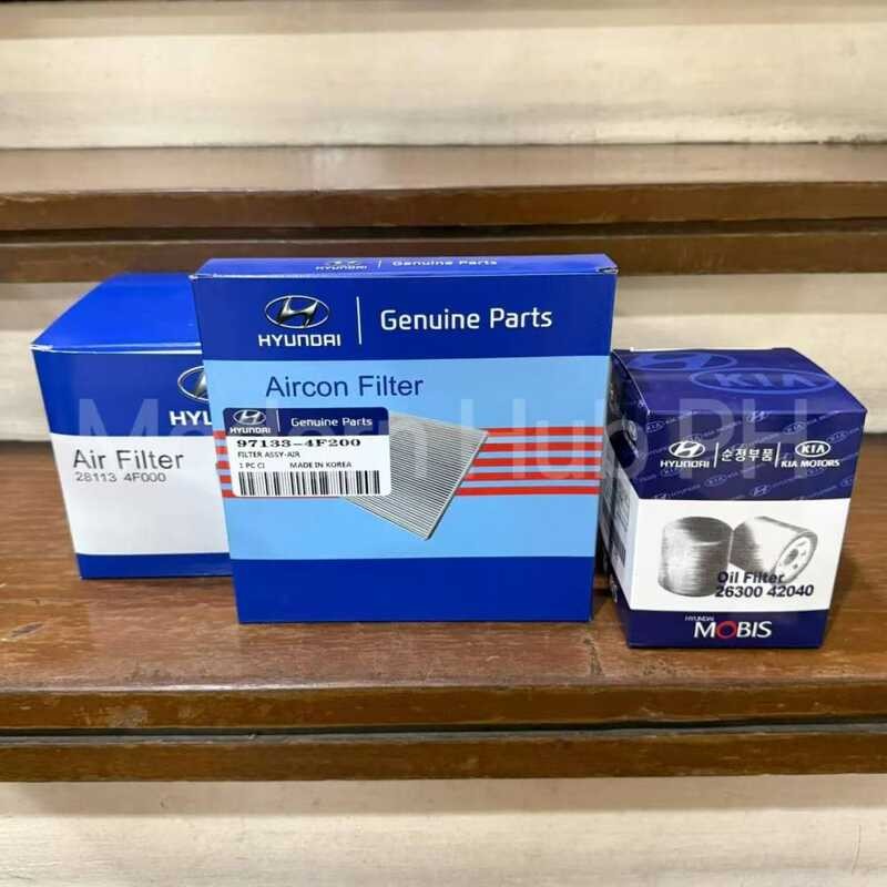 PMS SET Hyundai H100 2016-Up Cabin Filter Air Filtet Oil Filter Fuel ...