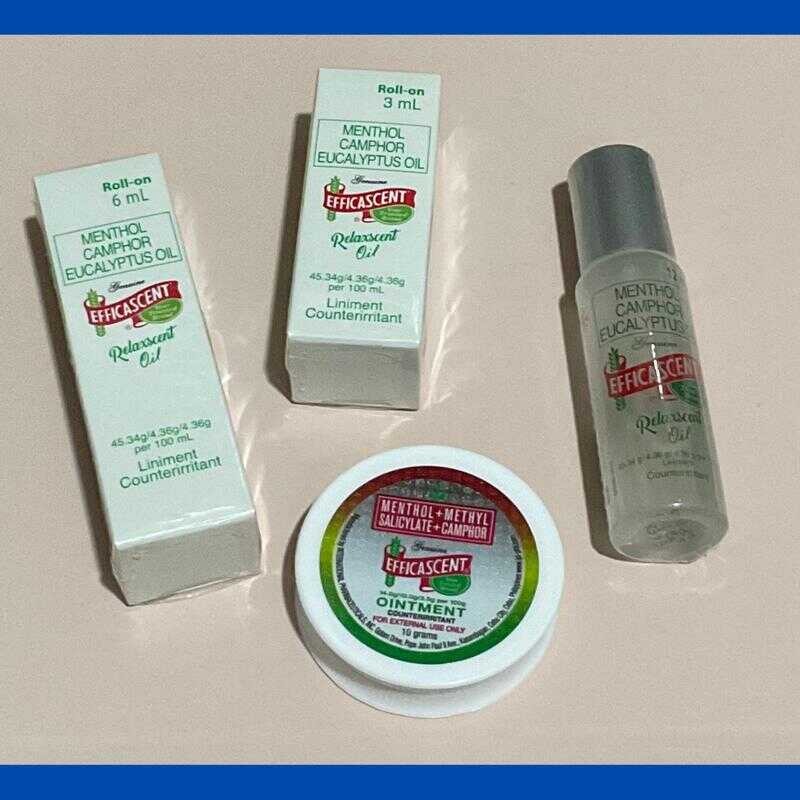 Afb Efficascent Relaxscent Oil Roll-On And Ointment (Original Authentic ...