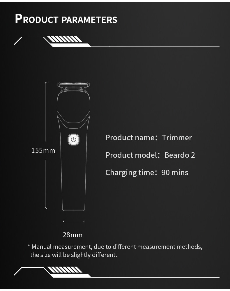 Enchen Electric Hair Trimmer Hair Clipper Razor Professional Body Hair ...