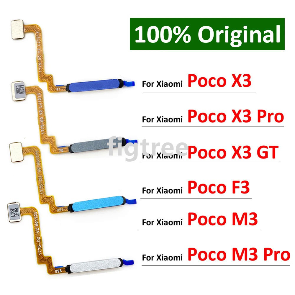 New Fingerprint Sensor Scanner For Xiaomi Poco M3 F3 X3 GT Pro Home ...