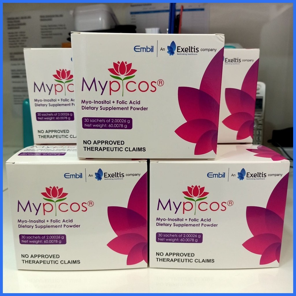 MyPICOS Myo Inositol + Folic Acid FDA Approved SOLD PER BOX (30 pieces ...