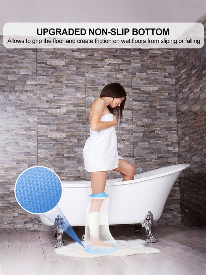 Shower Cover Adult Waterproof Sealed Cast Plaster Bandage Protector ...