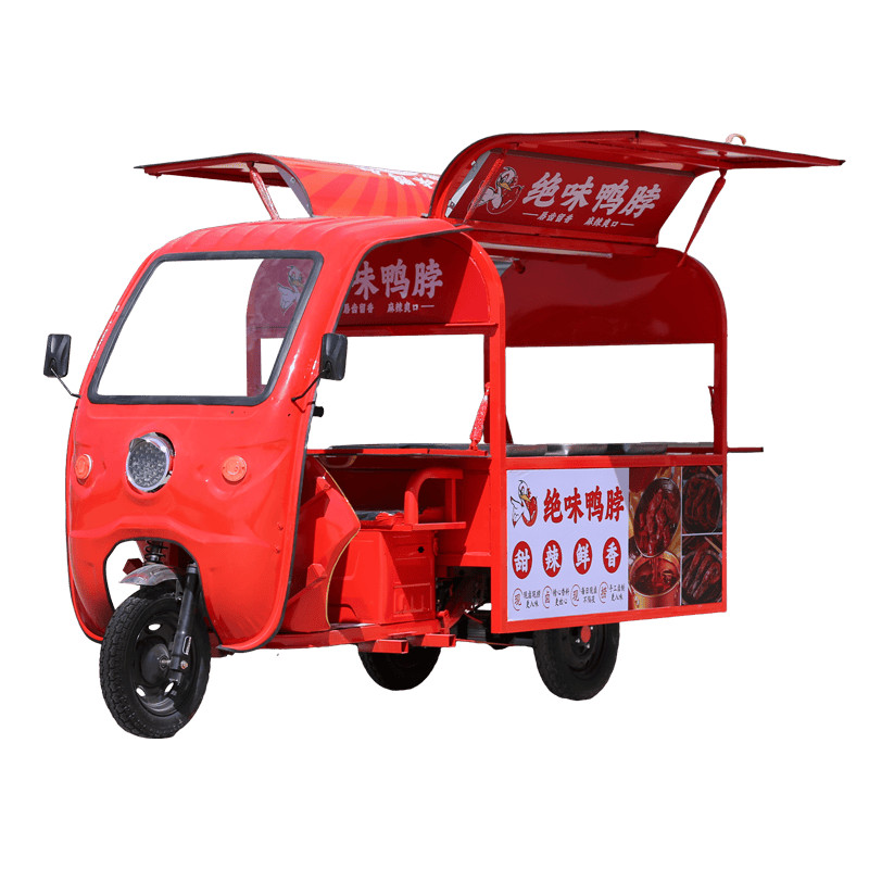 Three-year Warranty Electric Stall Tricycle Dedicated Snack Truck Multi ...
