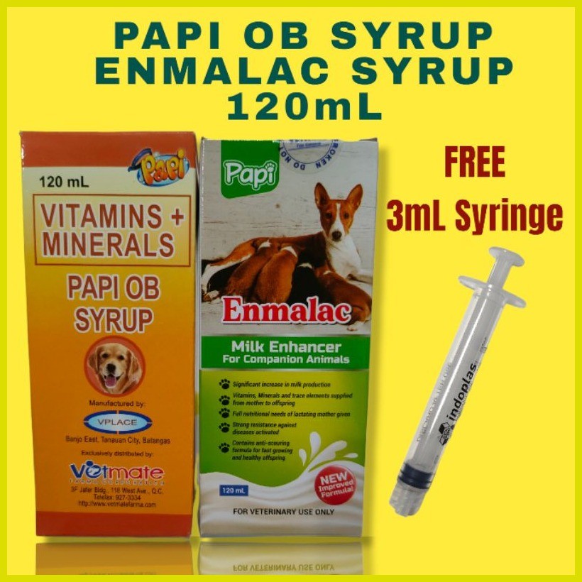 Professional Papi OB Syrup and ENMALAC Syrup Vitamins for pregnant and ...