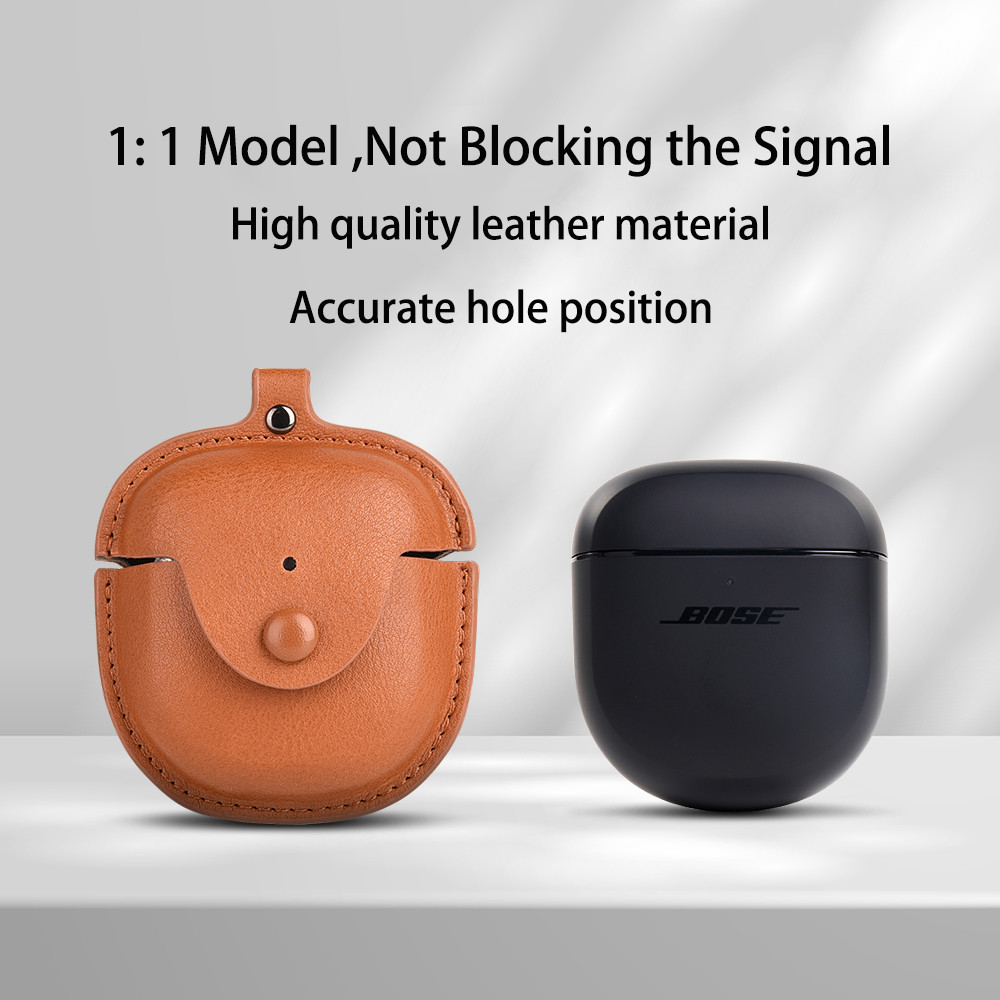 Luxury Leather Soft Case Design For Bose Quietcomfort Earbuds2 II Coque ...