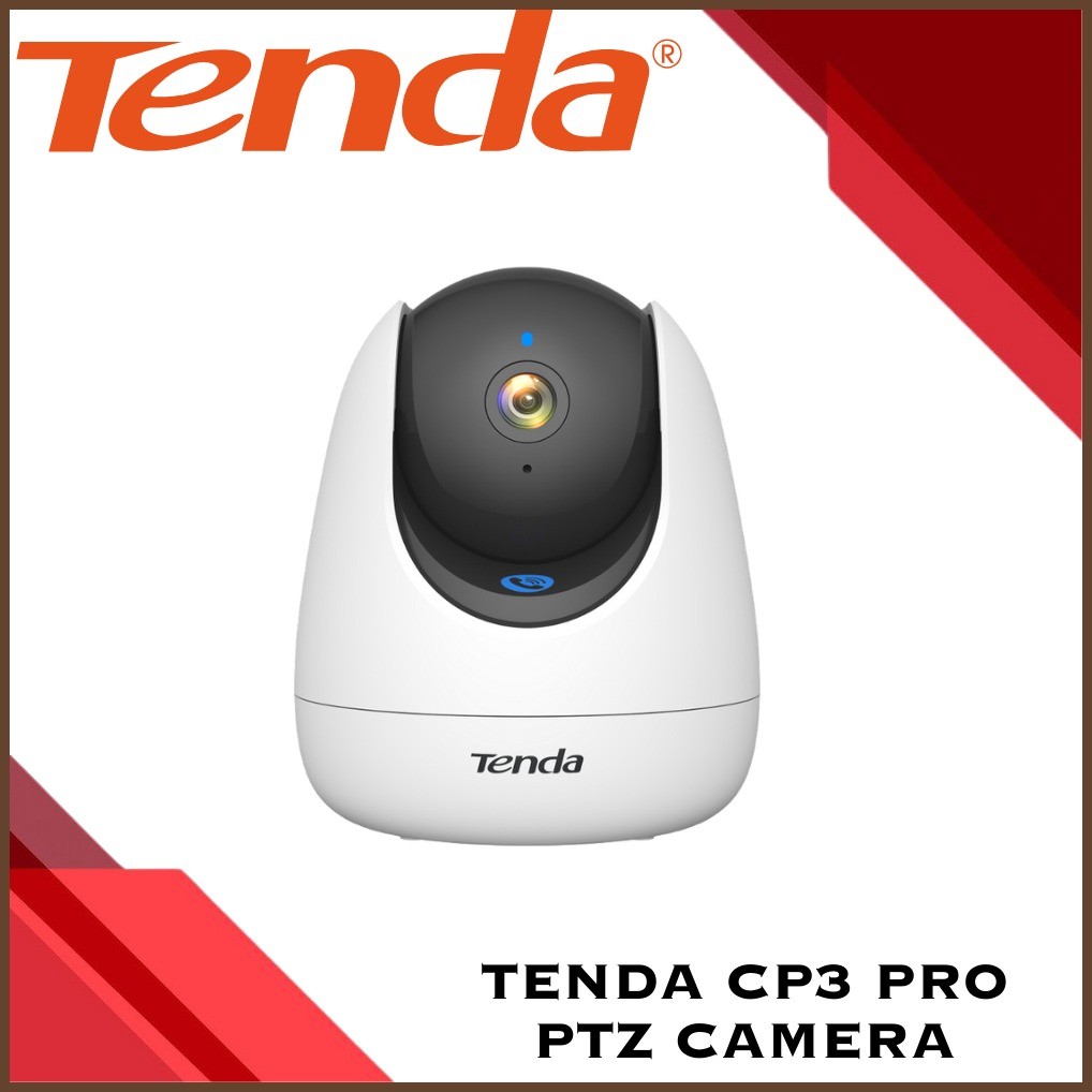 Tenda CP3 Pro 3MP Security Pan/Tilt Camera | Shopee Philippines